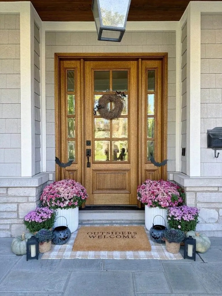 How to Create a Fall Entryway | Life On Cedar Lane