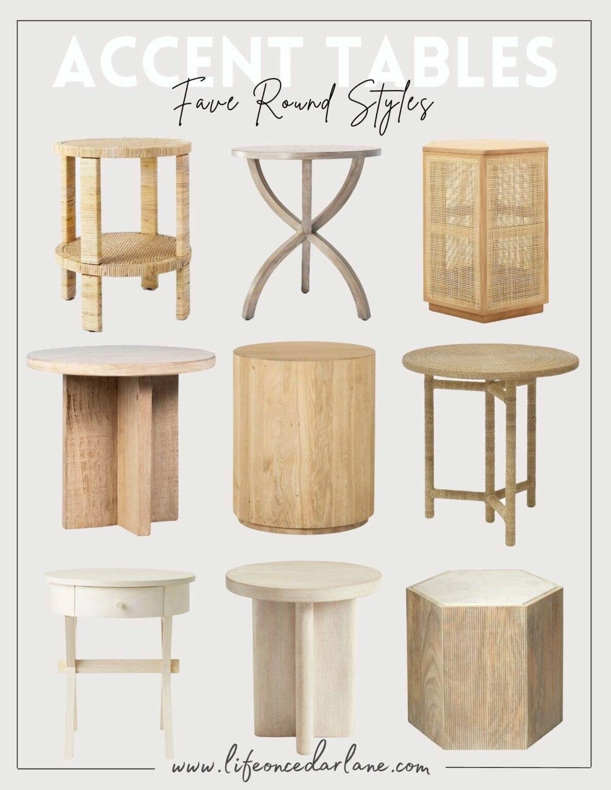 How to Decorate an Accent Table | Life On Cedar Lane