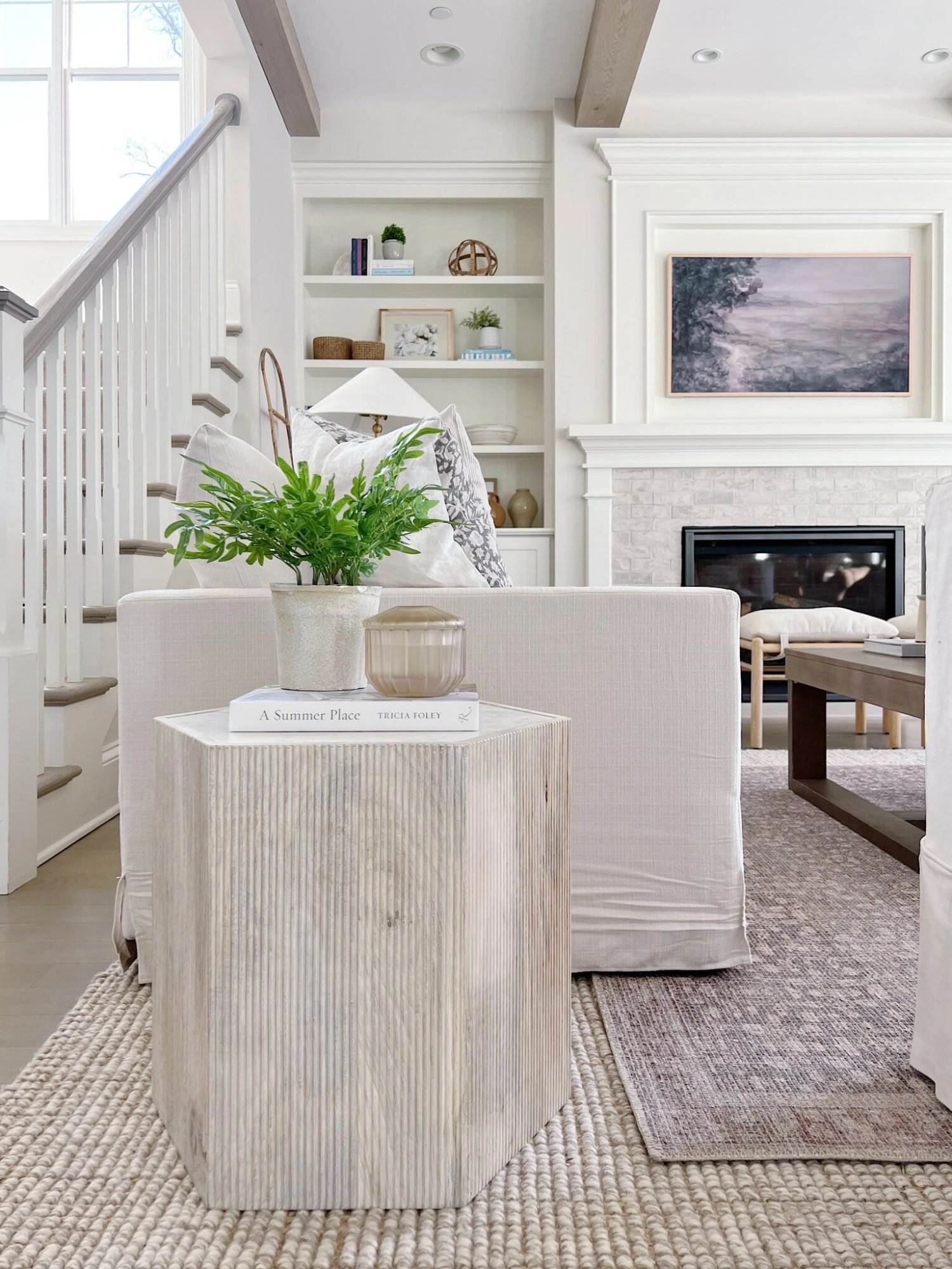 How to Decorate an Accent Table | Life On Cedar Lane