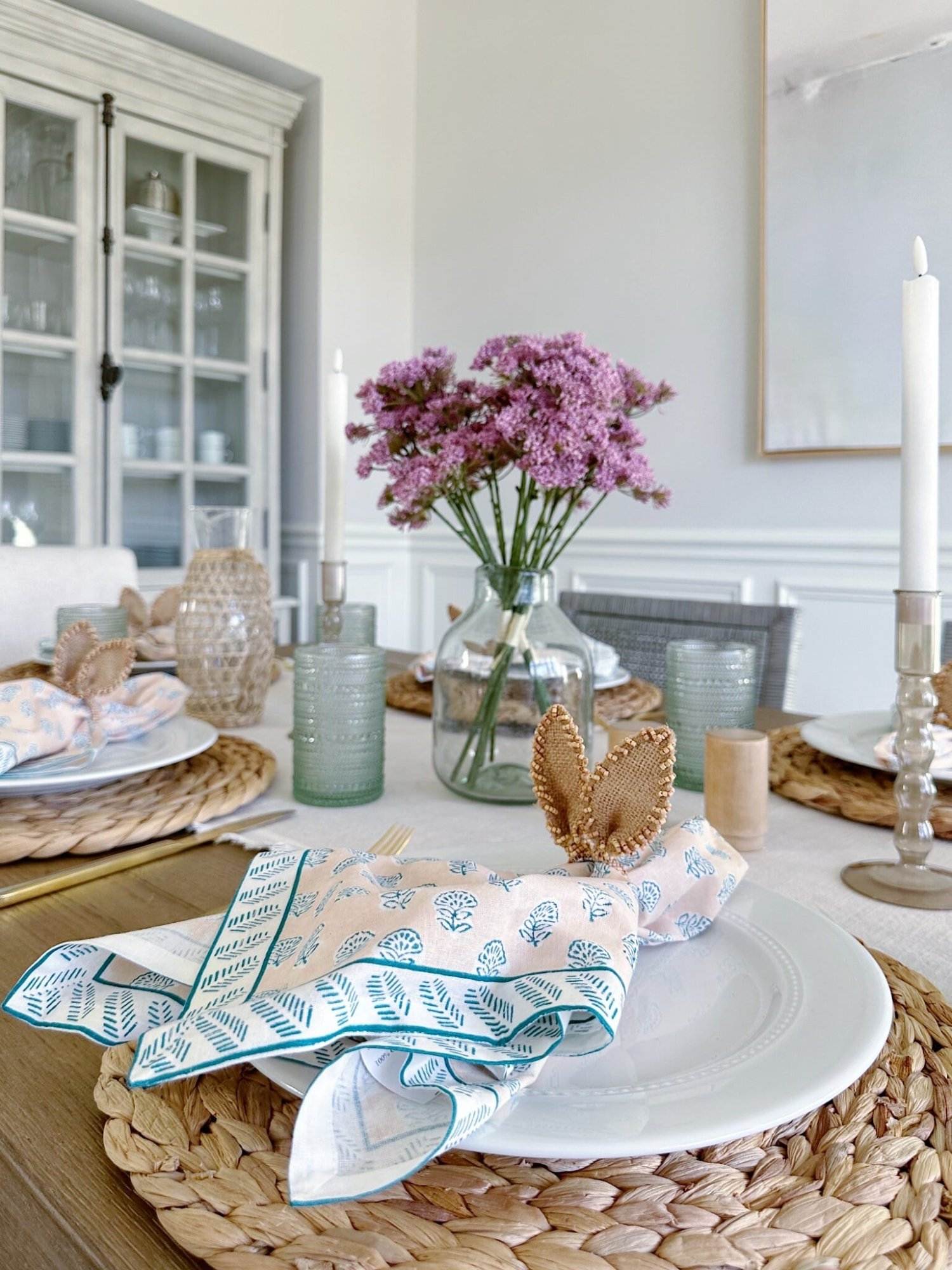 Easter Tablescape Ideas | Life On Cedar Lane - Lifestyle & Home Decor