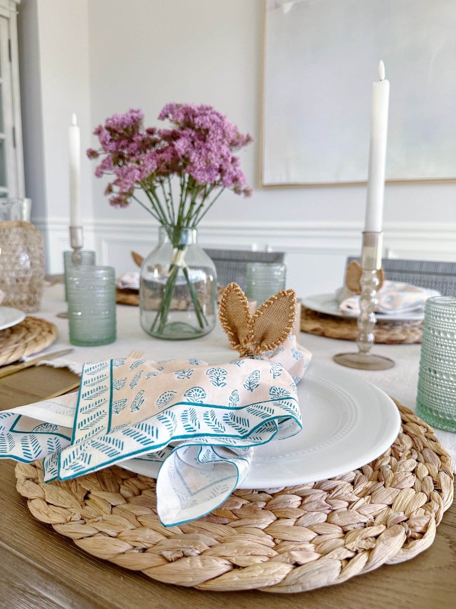 Easter Tablescape Ideas | Life On Cedar Lane - Lifestyle & Home Decor