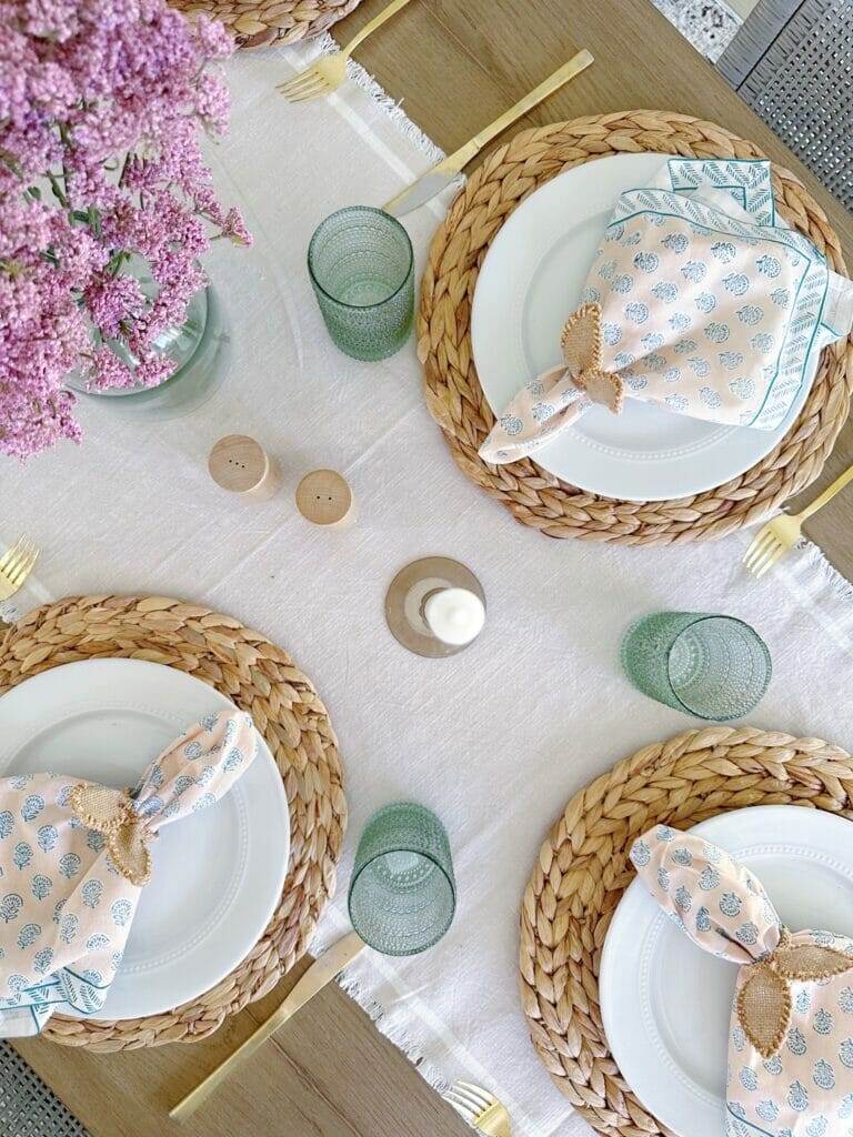 Easter Tablescape Ideas | Life On Cedar Lane - Lifestyle & Home Decor